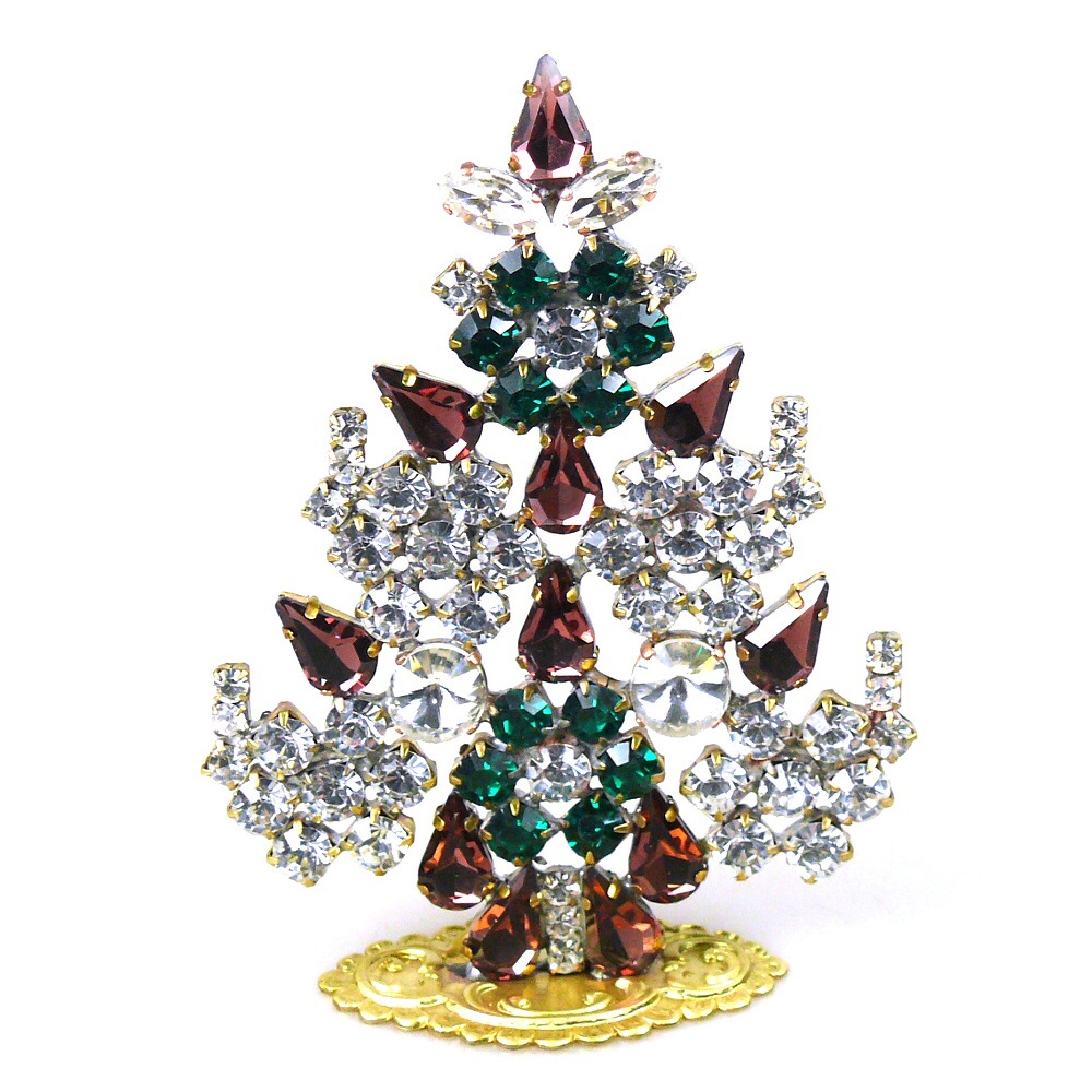 Xmas Tree Standing Decoration #04 ~ Purple Clear Emerald* : LILIEN ...