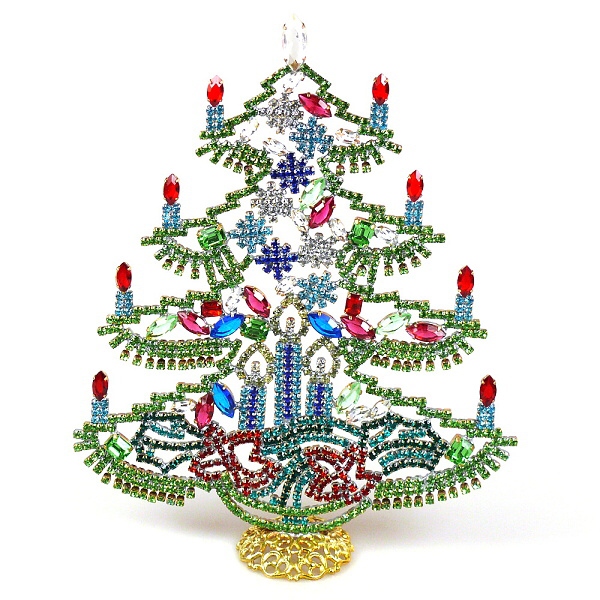 Extra Tree with Candles Stand-up Decoration 20cm : LILIEN CZECH ...